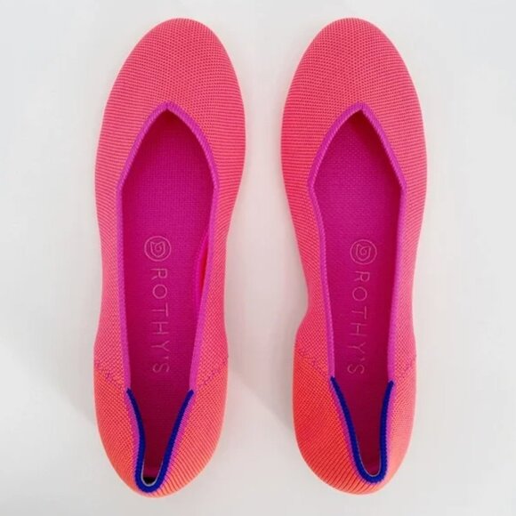 Rothy's | Shoes | Retired Rothys Tropical Pink Flats Size 8 New | Poshmark